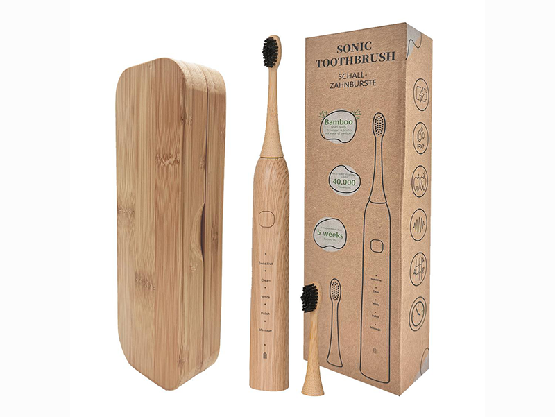 Eco Friendly Bamboo Electric Toothbrush - Dentist Approved – Nouvique ...